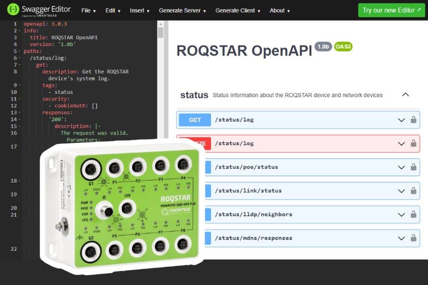 Remote Network Management via OpenAPI