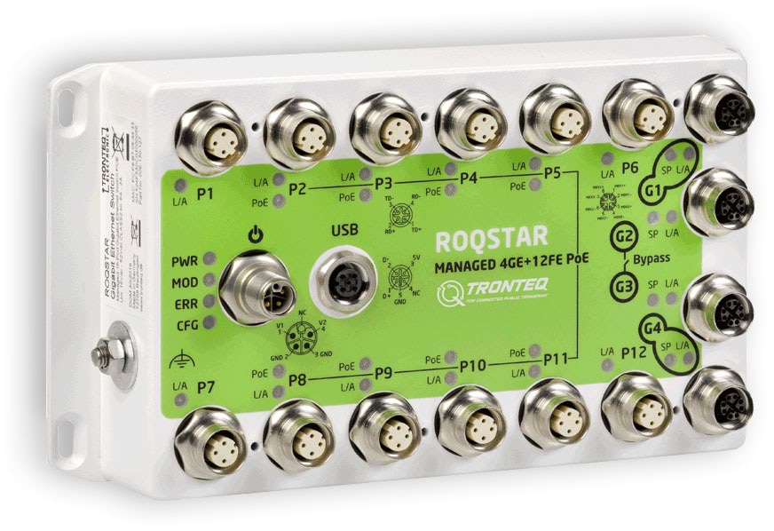 EN 50155 M12 Switches