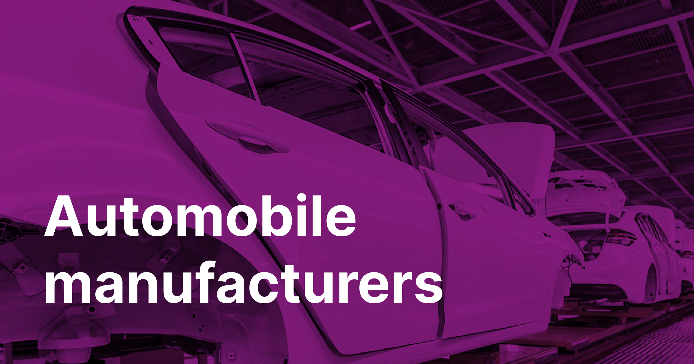 Automobile manufacturers | Road