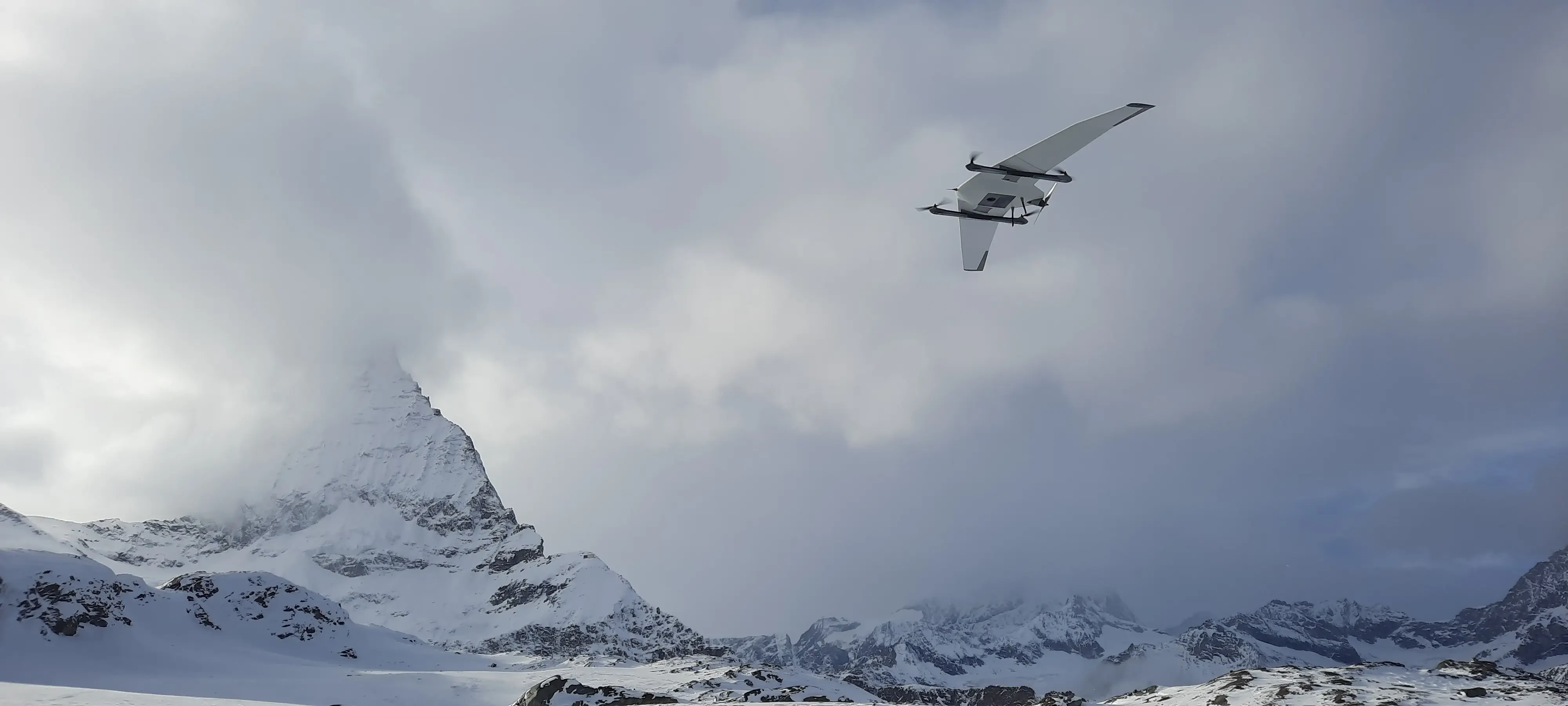 DeltaQuad Evo | Fixed-Wing VTOL UAV with Dual Payloads