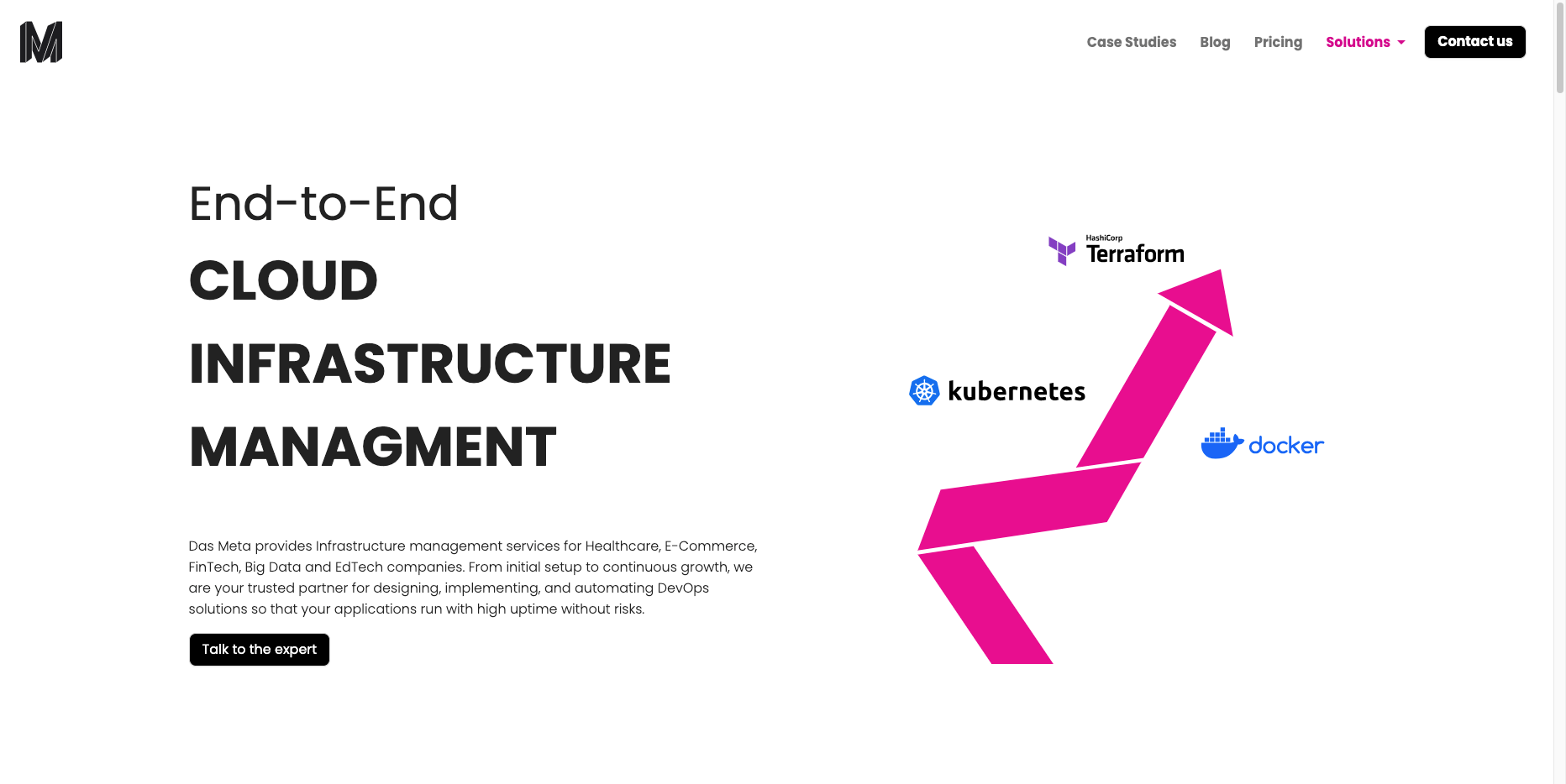 End-to-End Cloud Infrastructure Management Services | Das Meta
