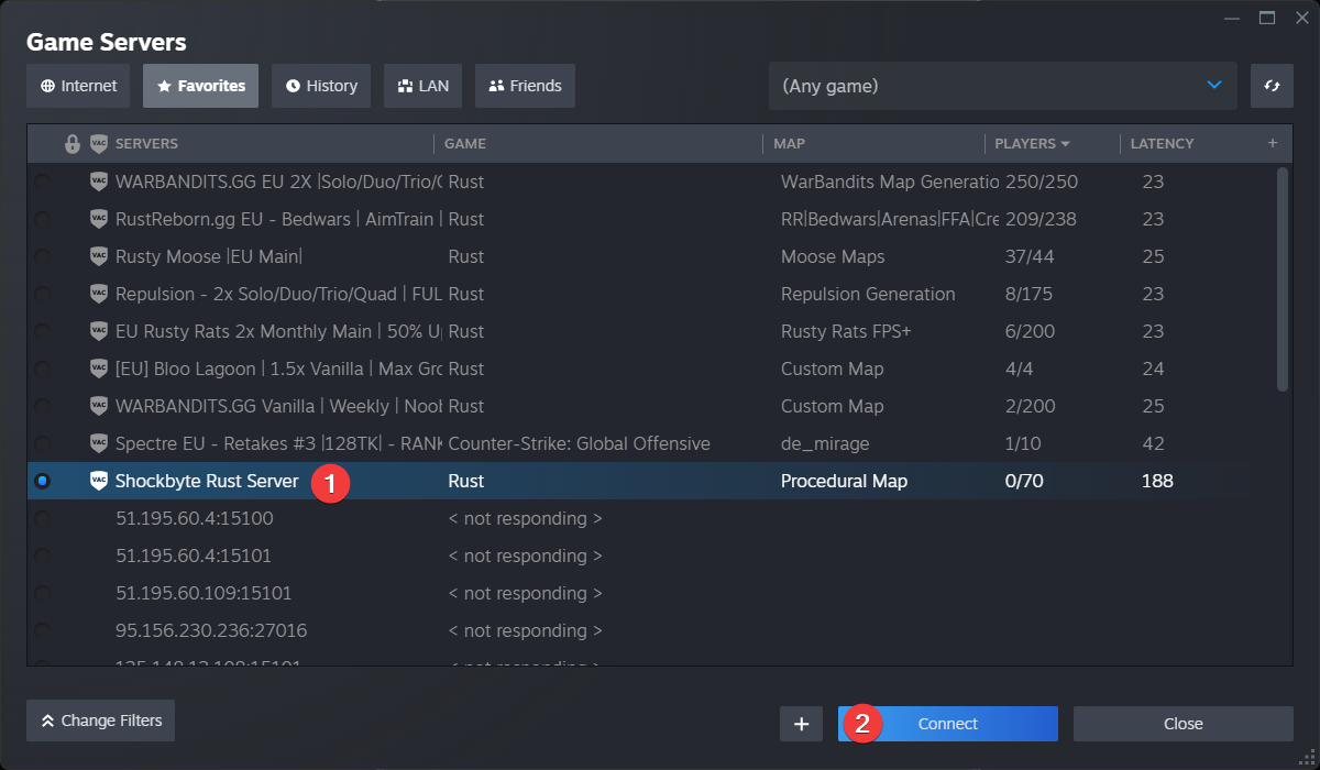 How to Connect to Your Rust Server - Shockbyte