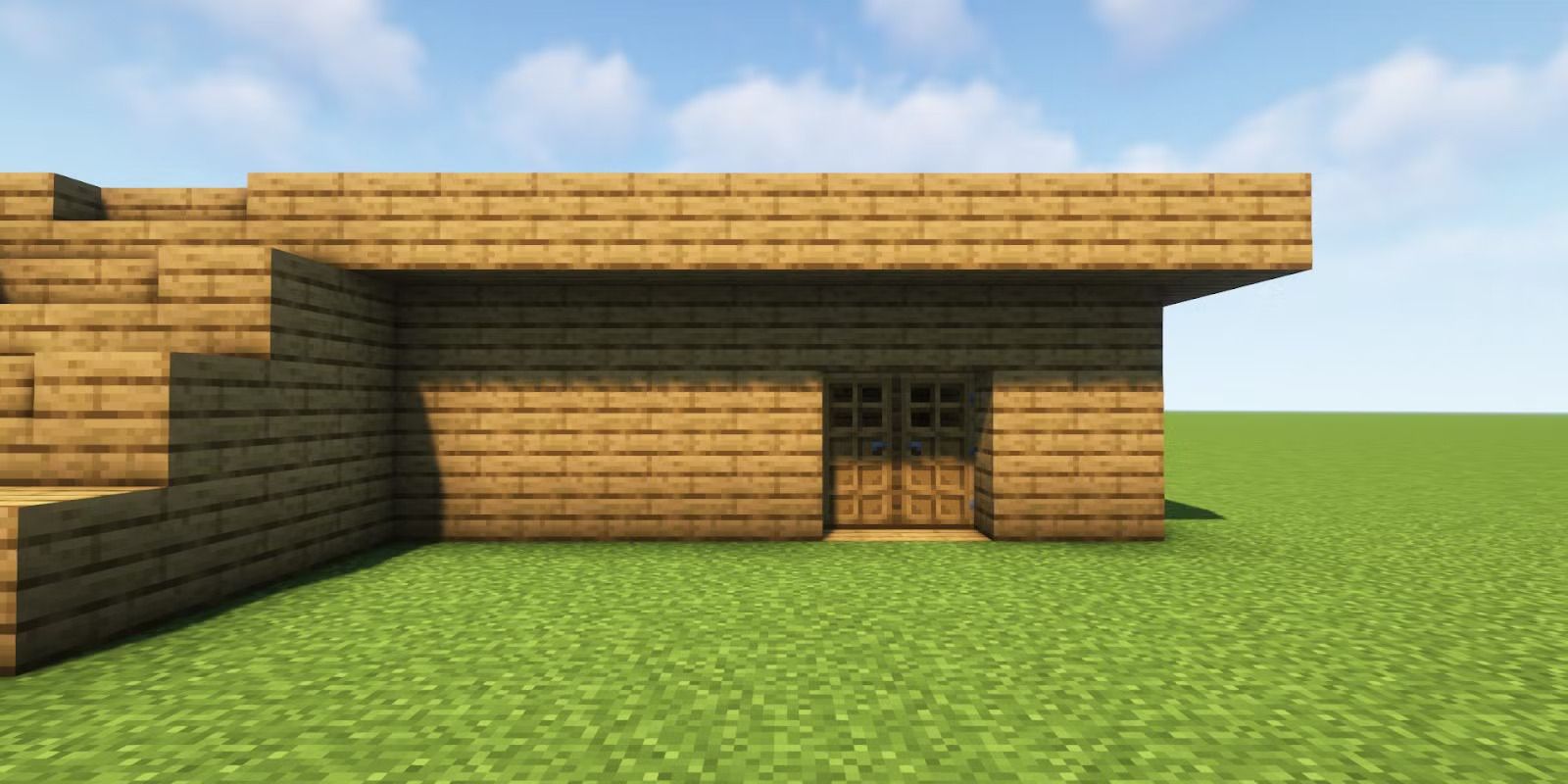 Minecraft Flat Roof House How To Build A Minecraft House To Stay Safe