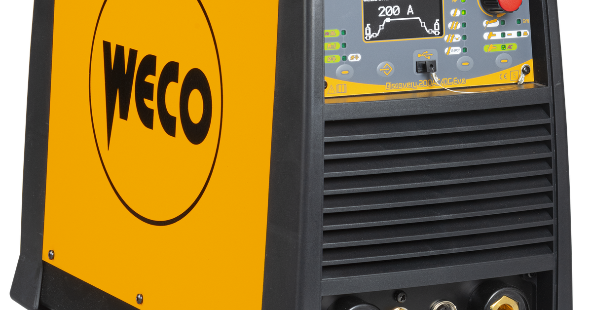 Discovery 200AC/DC Evo – TIG AC/DC welding machine | Weco