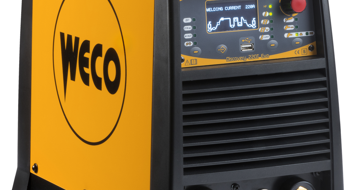 Discovery 220T Evo – Equipo de soldadura TIG DC | Weco