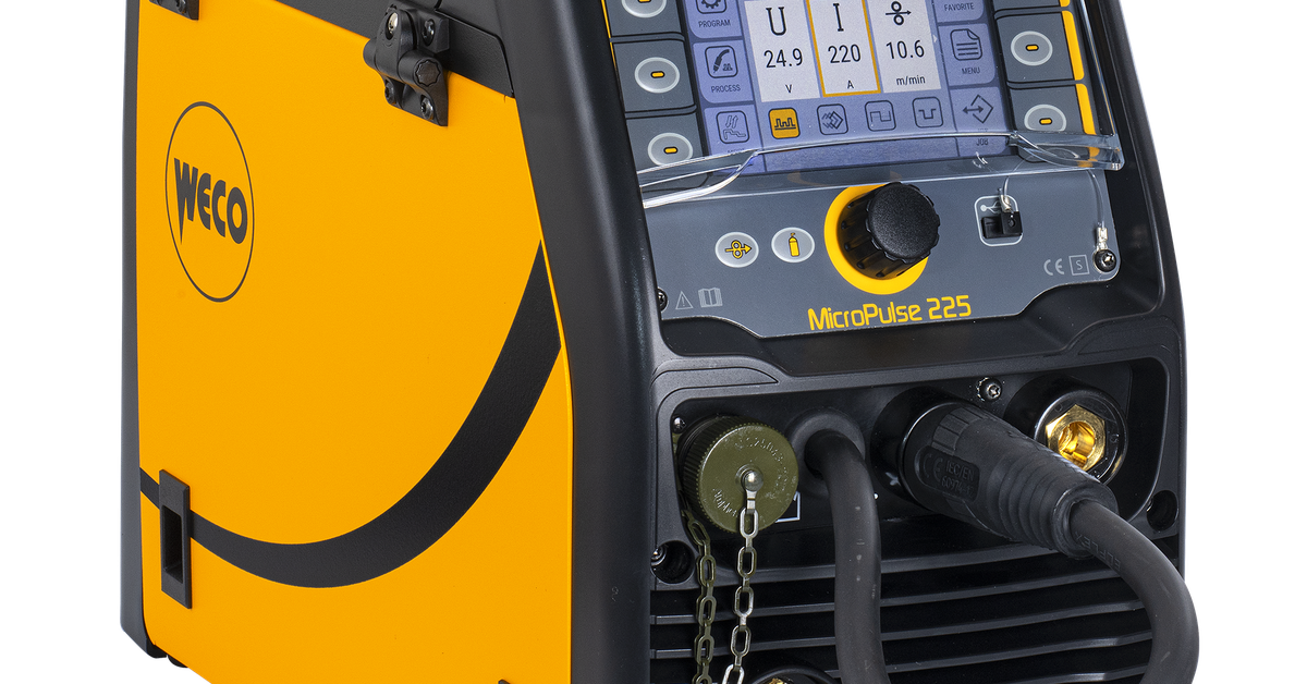 MicroPulse 225 – Portable pulsed MIG/MAG welding machine | Weco