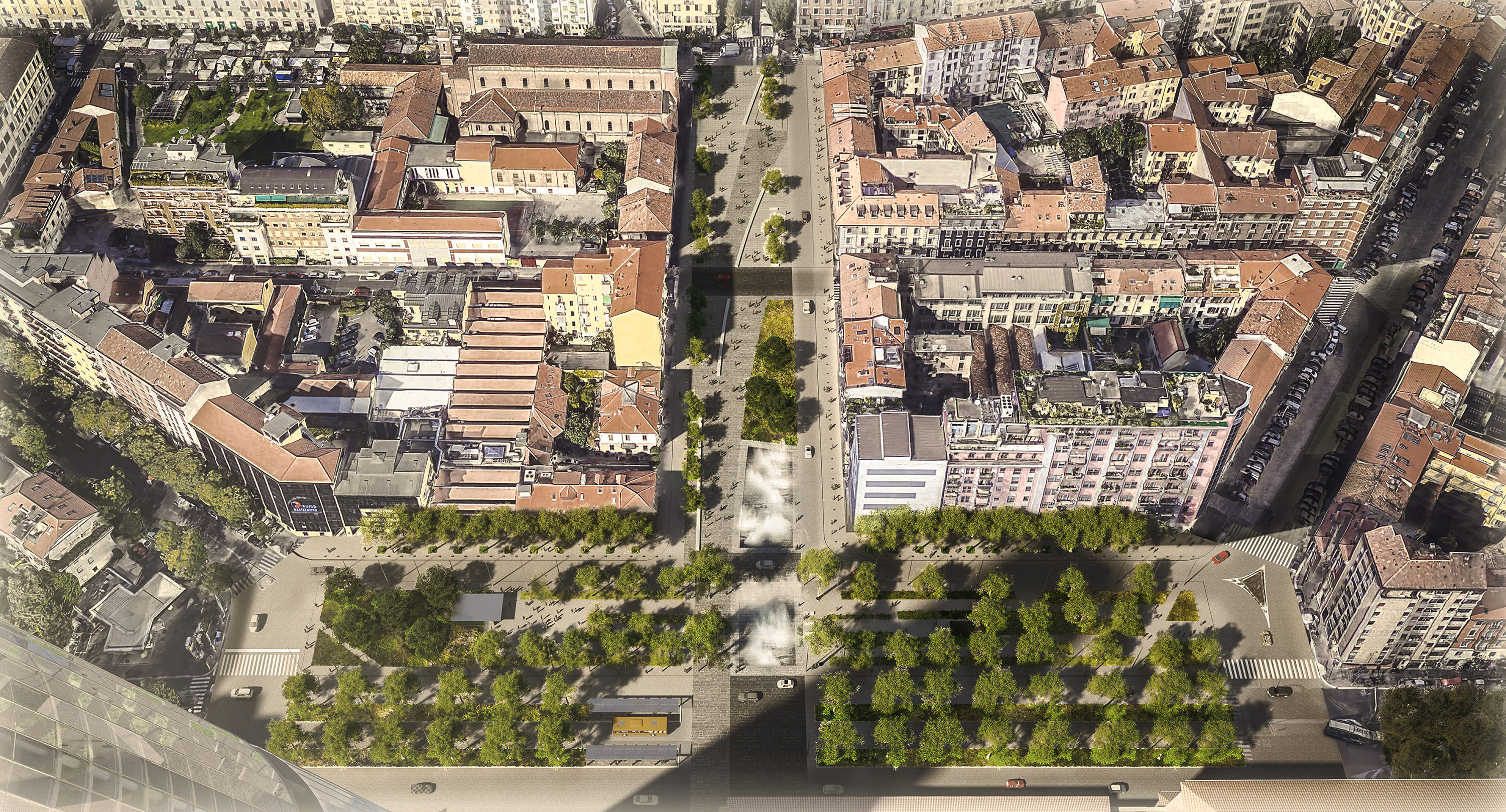 Parcnouveau - Torre Faro A2A and Piazza Trento, Milano