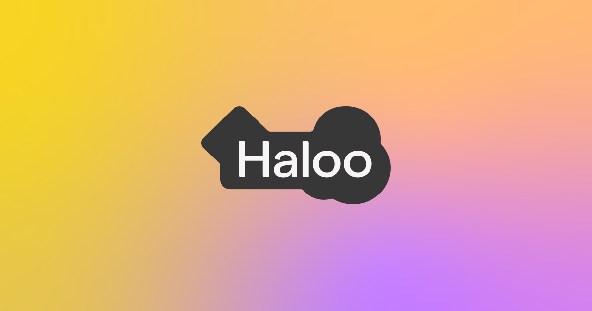 Community-born, community-led. | Haloo