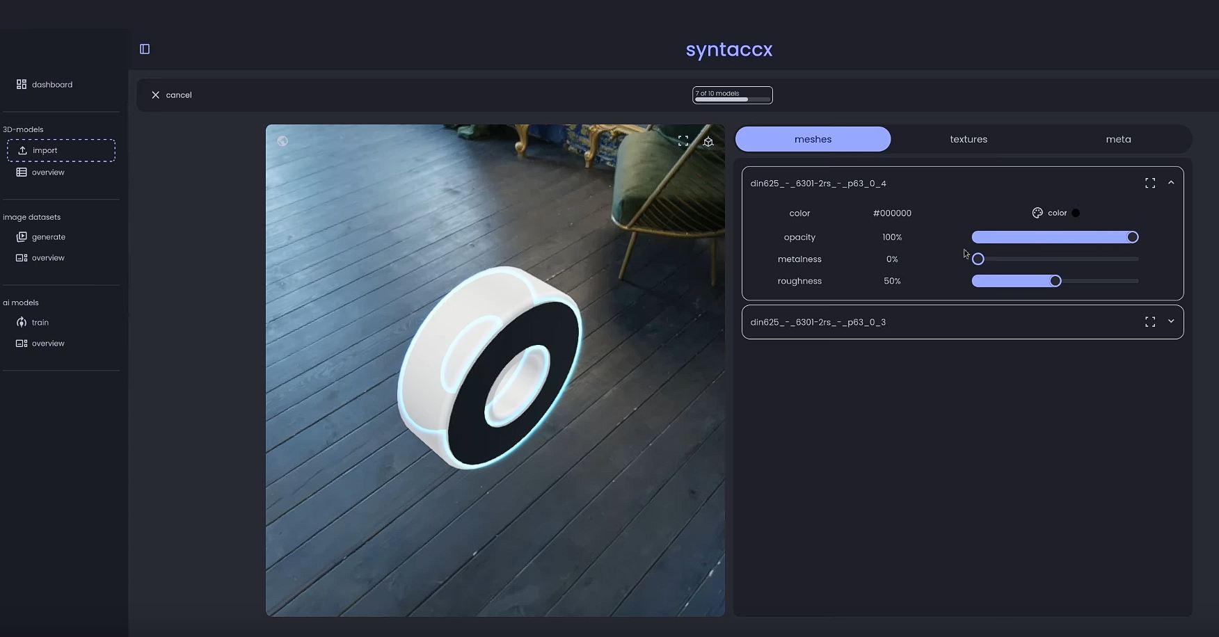 syntaccx® Ultra License – Synthetic Data & Vision AI for Industry