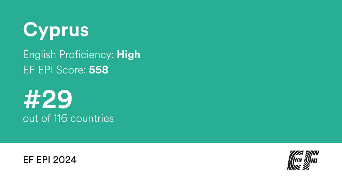 Zypern | Ranking der Englischkenntnisse nach Ländern | EF
