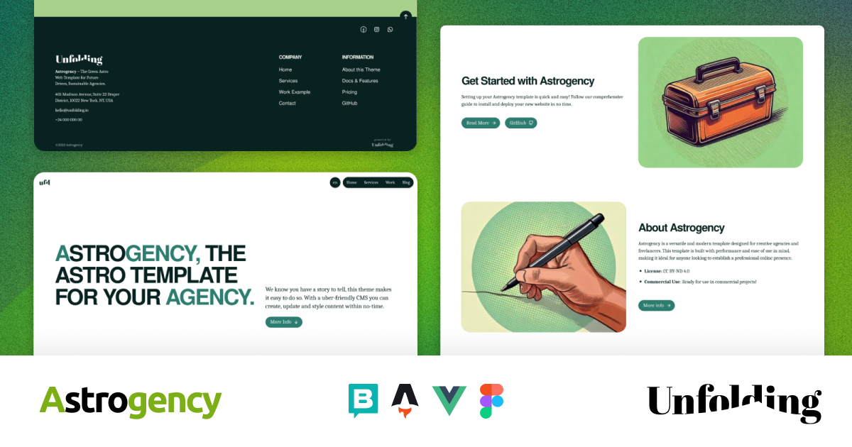 The Green Astro Web Template for Future-Driven, Sustainable Agencies.