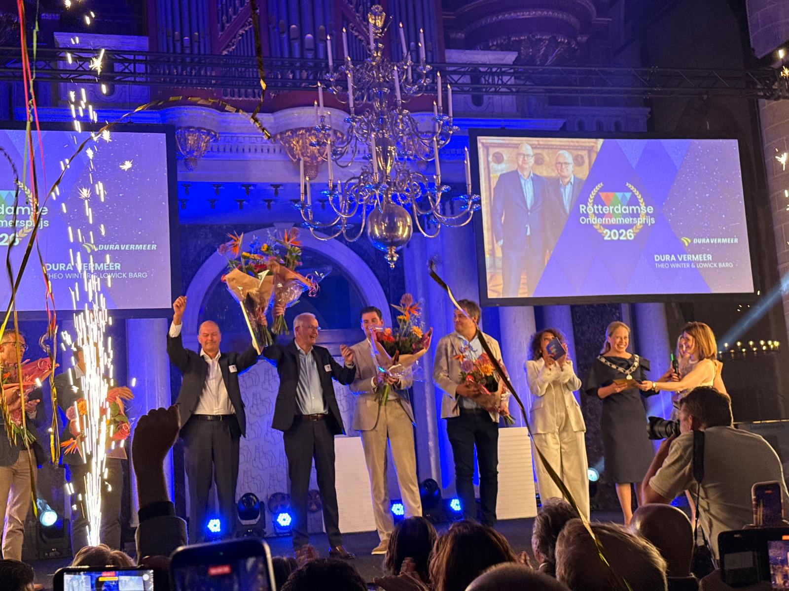 Dura Vermeer winnaar Rotterdamse Ondernemersprijs 2026