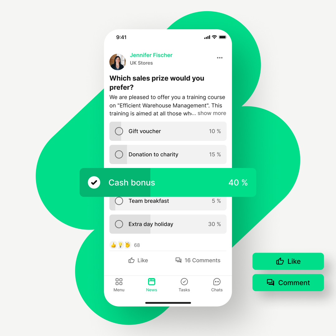 Surveys & Polls | Get insights from employees everywhere | Flip