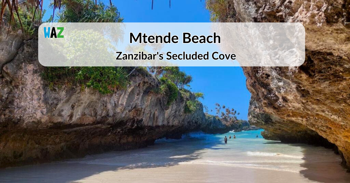 Mtende Beach – Zanzibar's Secluded Cove - WeAreZanzibar