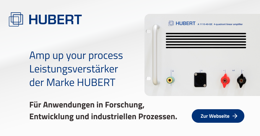 Über uns - Amp up your process - Leistungsverstärker der Marke HUBERT