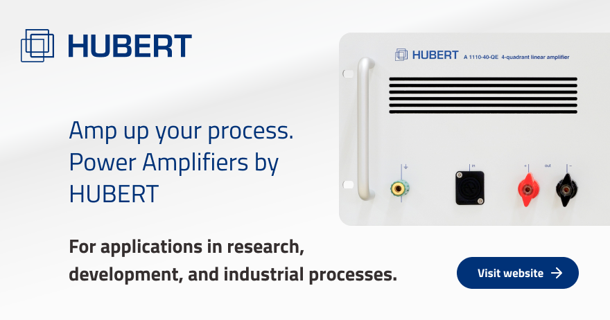 Homepage - Amp up your process - HUBERT brand power amplifiers