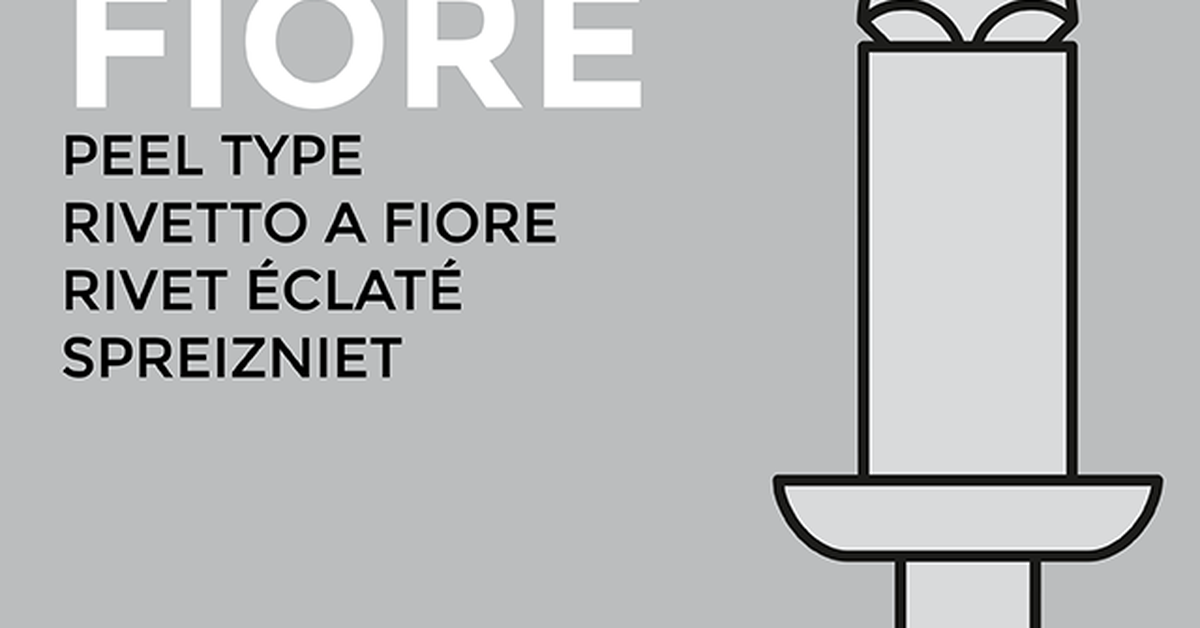 Rivetti a strappo speciali Fiore | Sariv