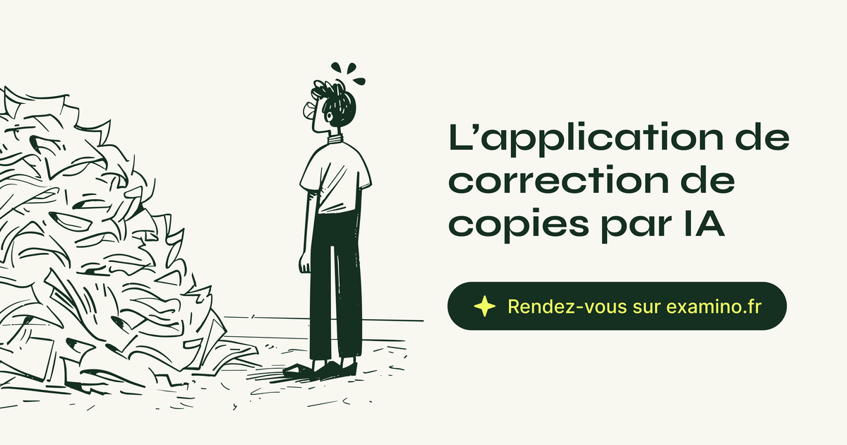 Examino - L'application qui corrige vos copies grâce à l'IA