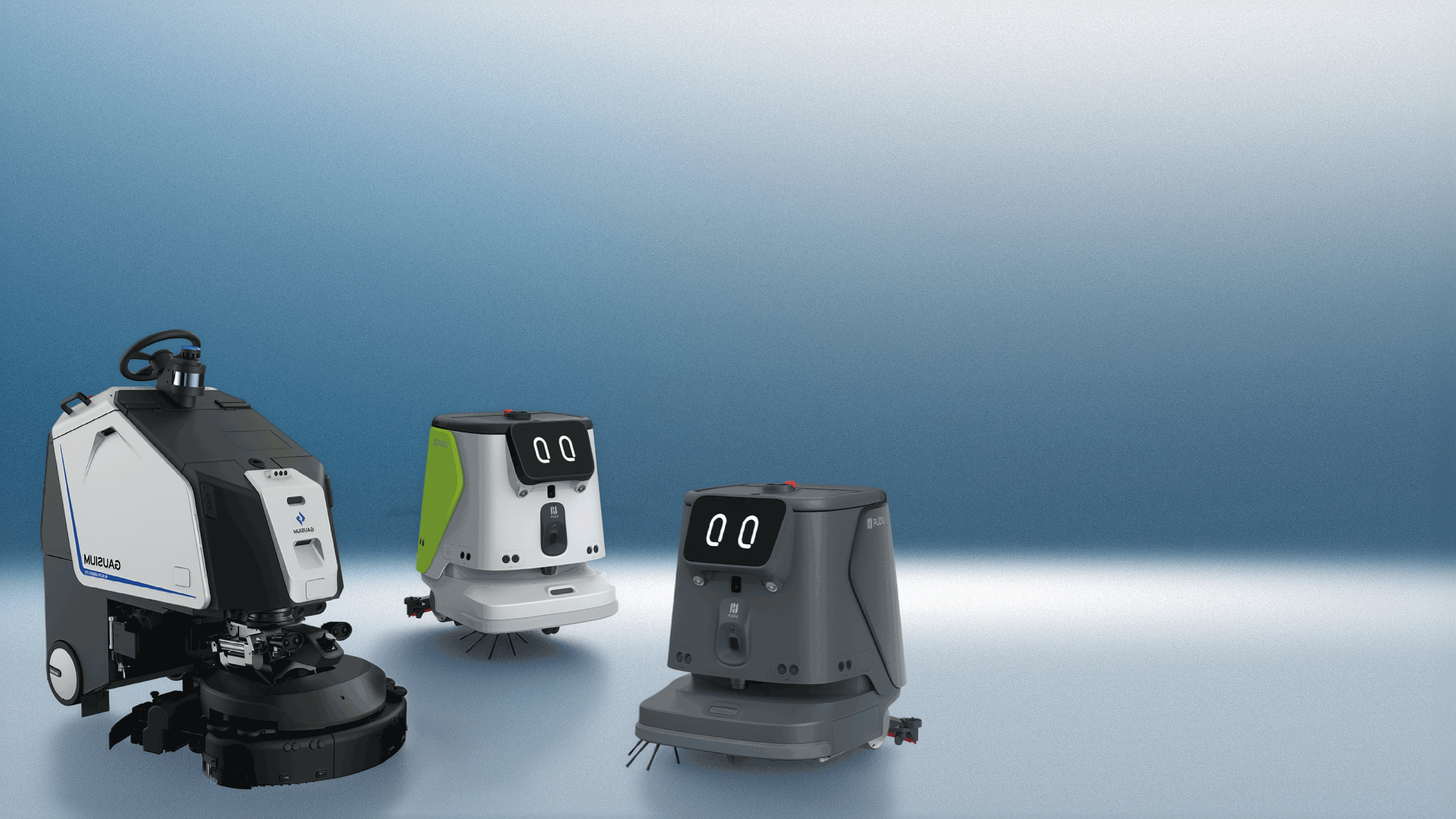 Wet cleaning robots for industry & hygiene