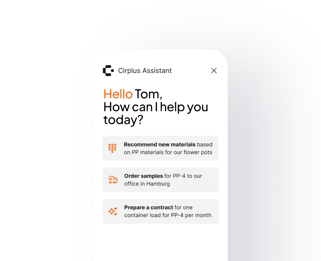 Cirplus AI: The backbone of recycled plastic procurement