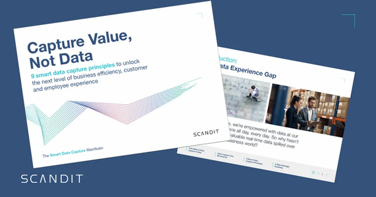 Guide: Capture Value, Not Data | Scandit