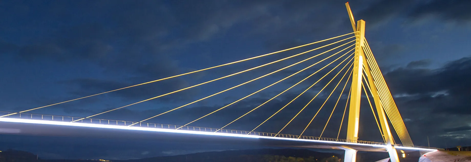 cable stayed bridge structure