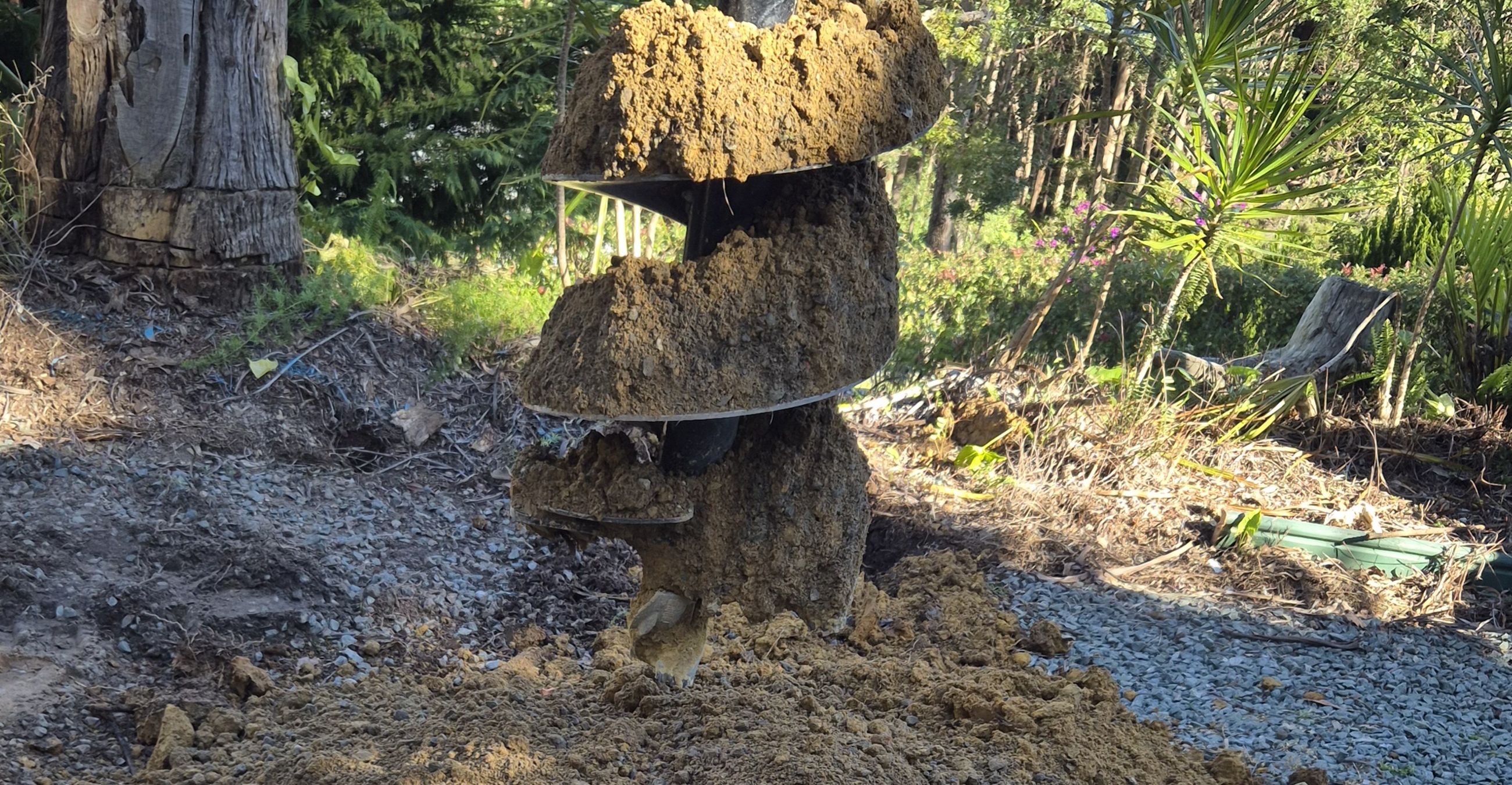 Auger Pier footings in Tamborine Mountain | BSY Excavations