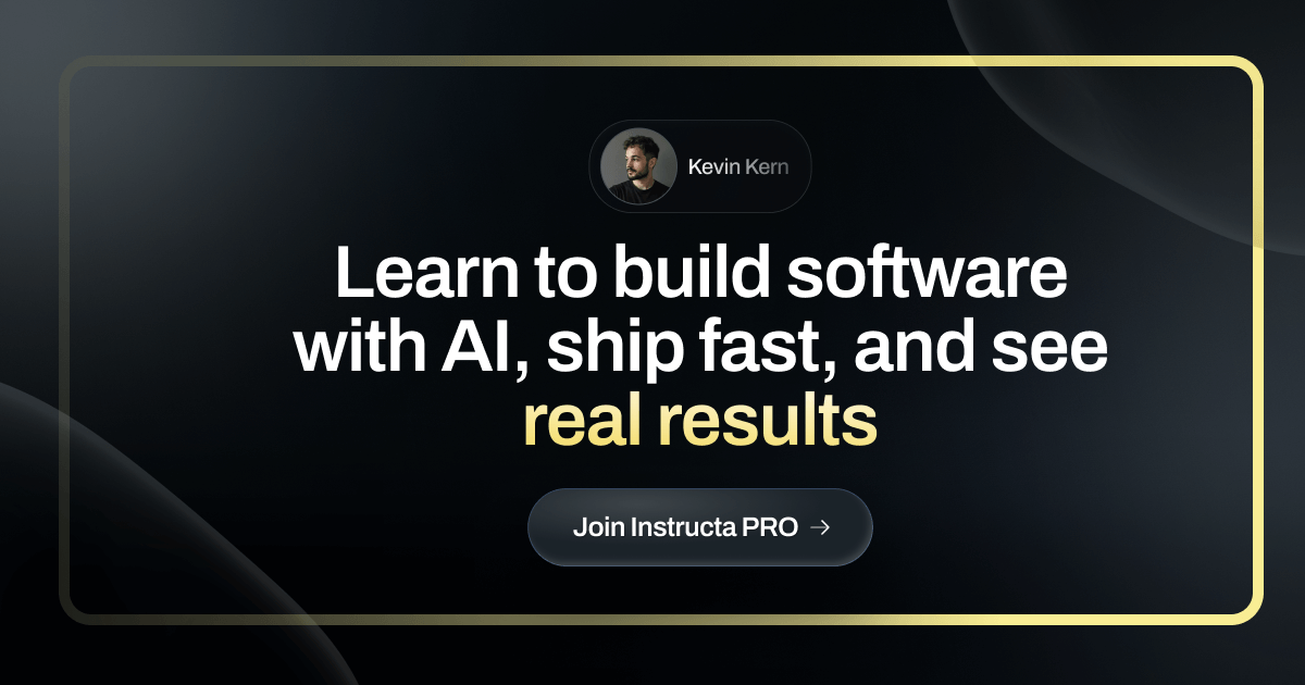 Instructa Pro - All-Access AI Coding Membership | Instructa Courses