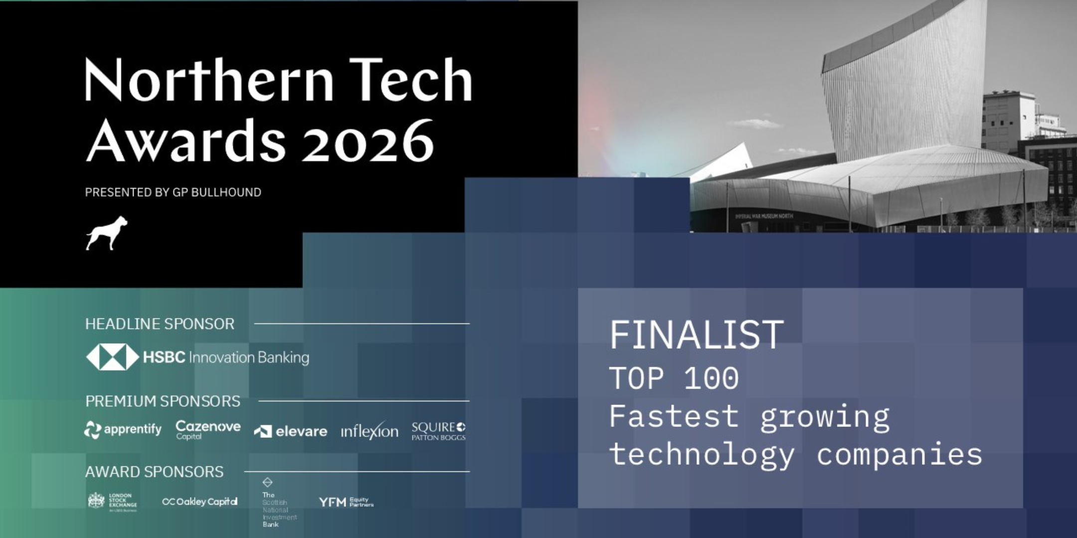 We Have Been Named in the GP Bullhound Northern Tech Awards Top 100