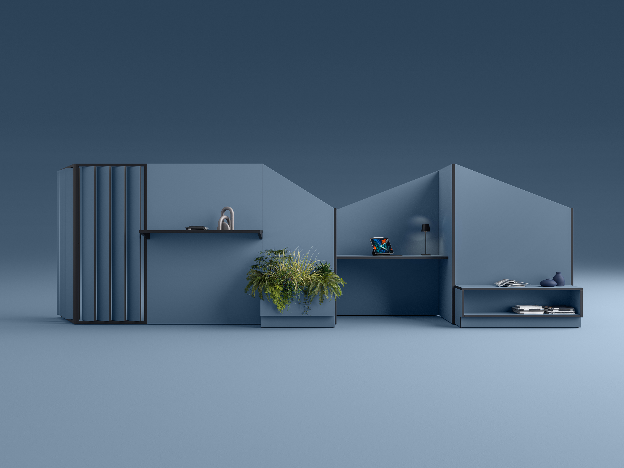 Panorama | Flexible Modular Workplace Design by UNS and Fantoni