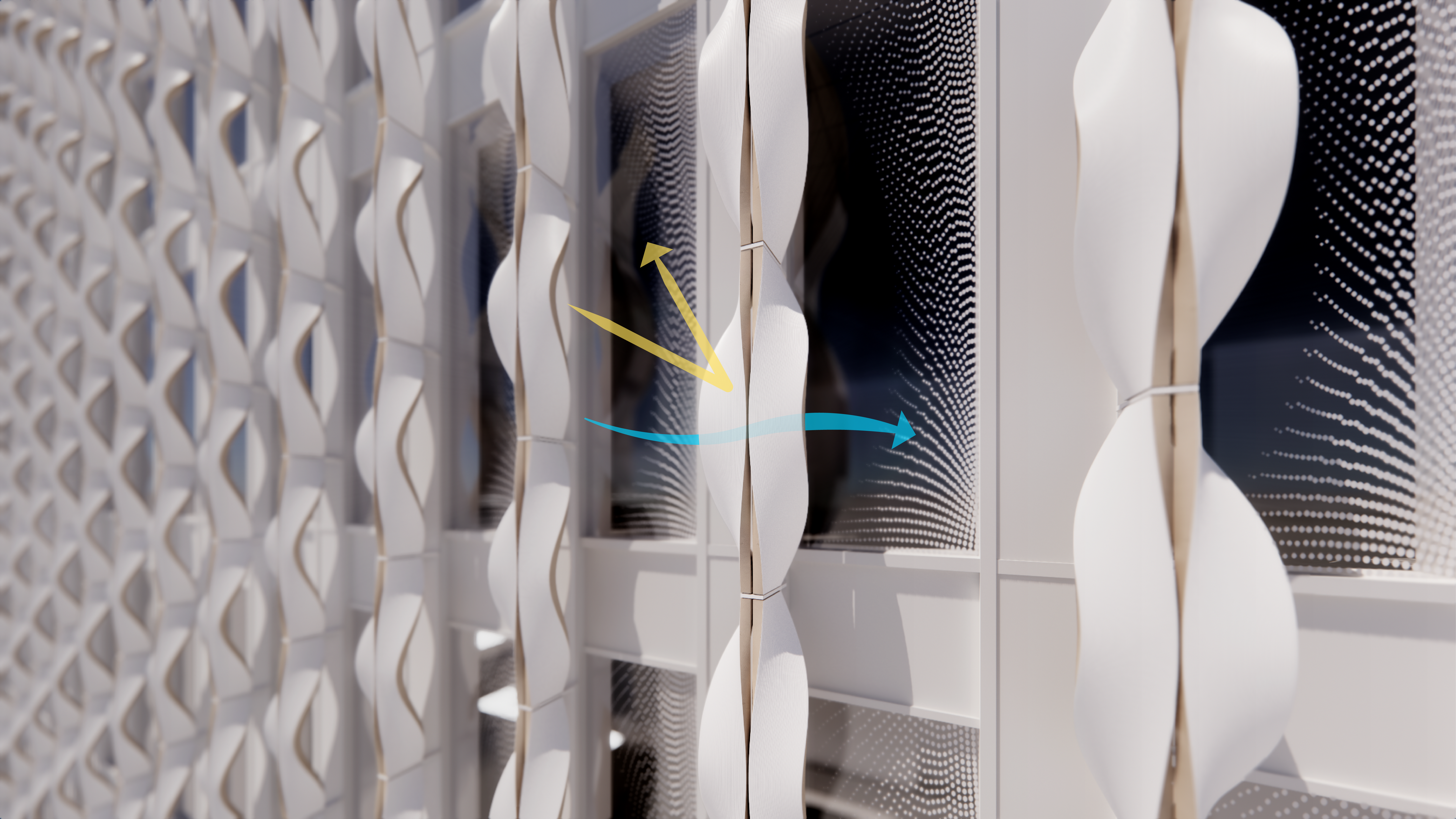 Twisting Terracotta: UNS Explores New Frontiers in Vertical Shading Design