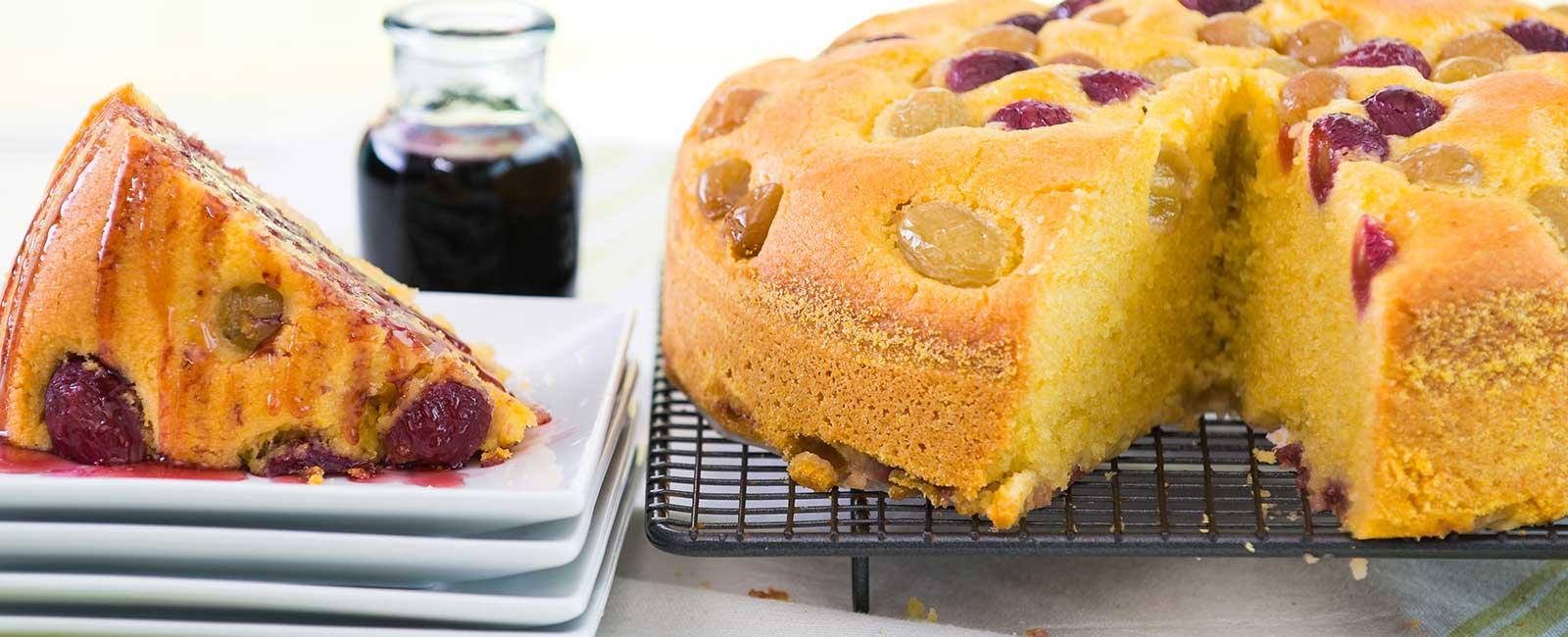 Golden Grape Cake with Grape Juice Reduction - Welch's