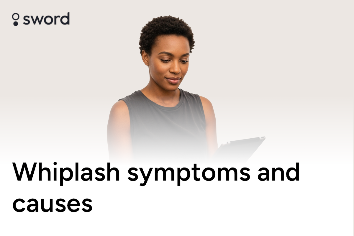 Whiplash: symptoms, causes & relief | Sword Health