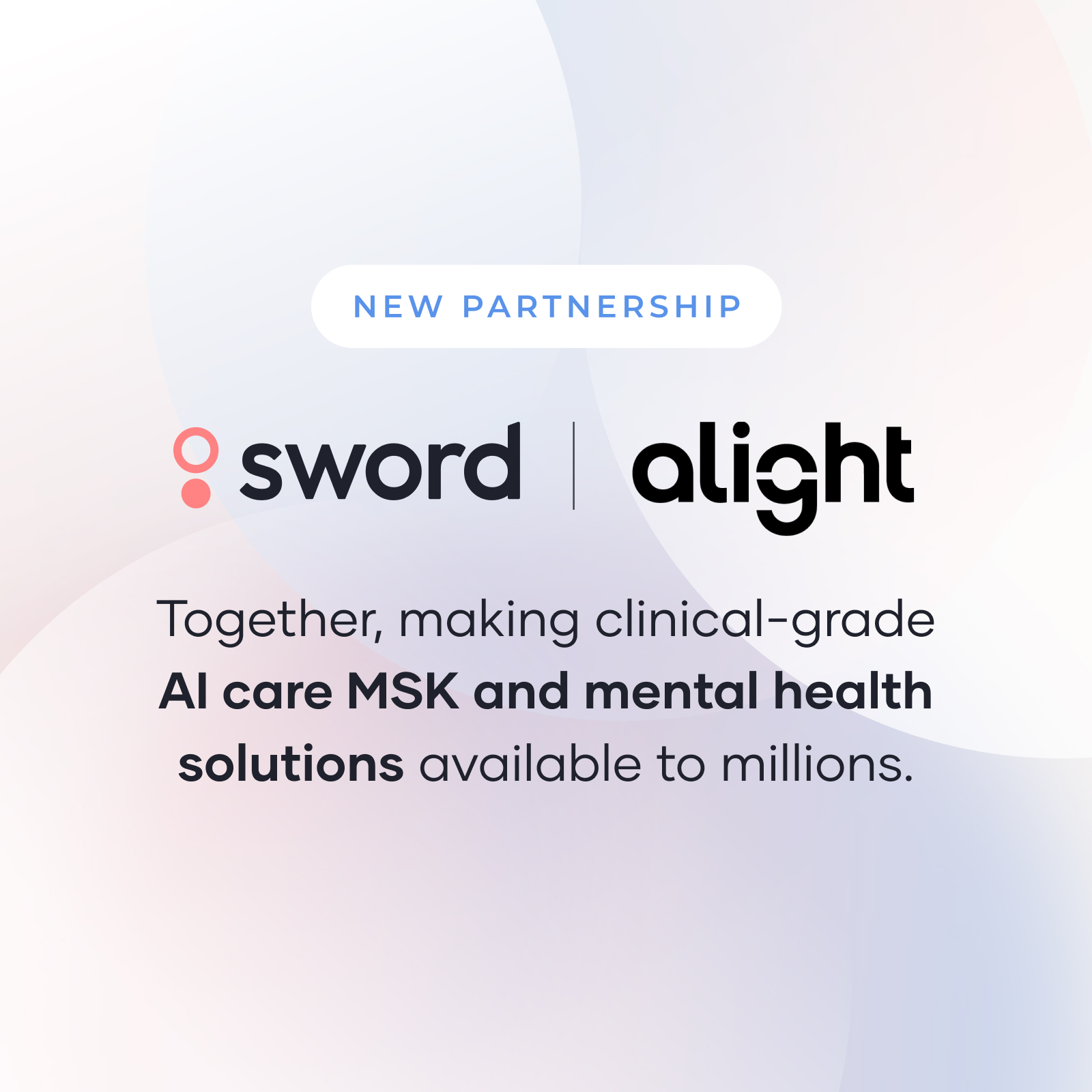 Alight partners with Sword to expand MSK access | Sword Health