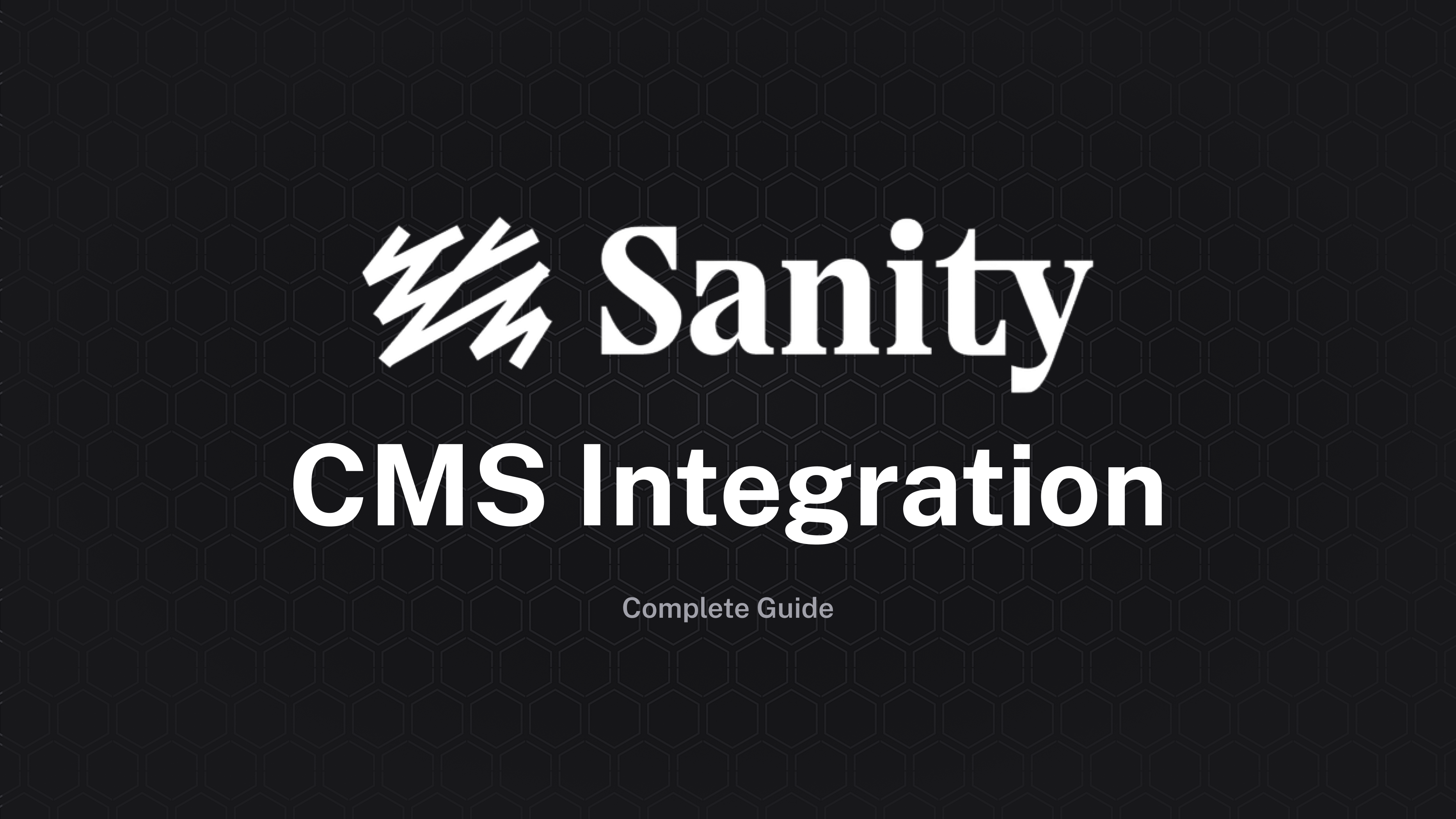A Guide to Integrating Sanity with Vendure | Vendure