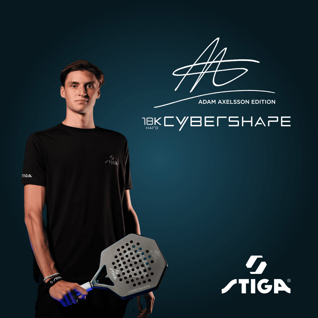 Padel racket Cybershape 18K Hard Adam Axelsson Edition has arrived ...