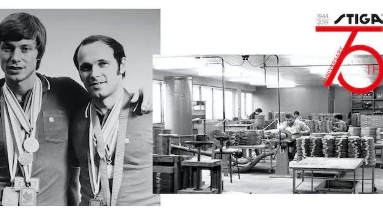 STIGA celebrates 75 years as a table tennis brand! | STIGA Sports