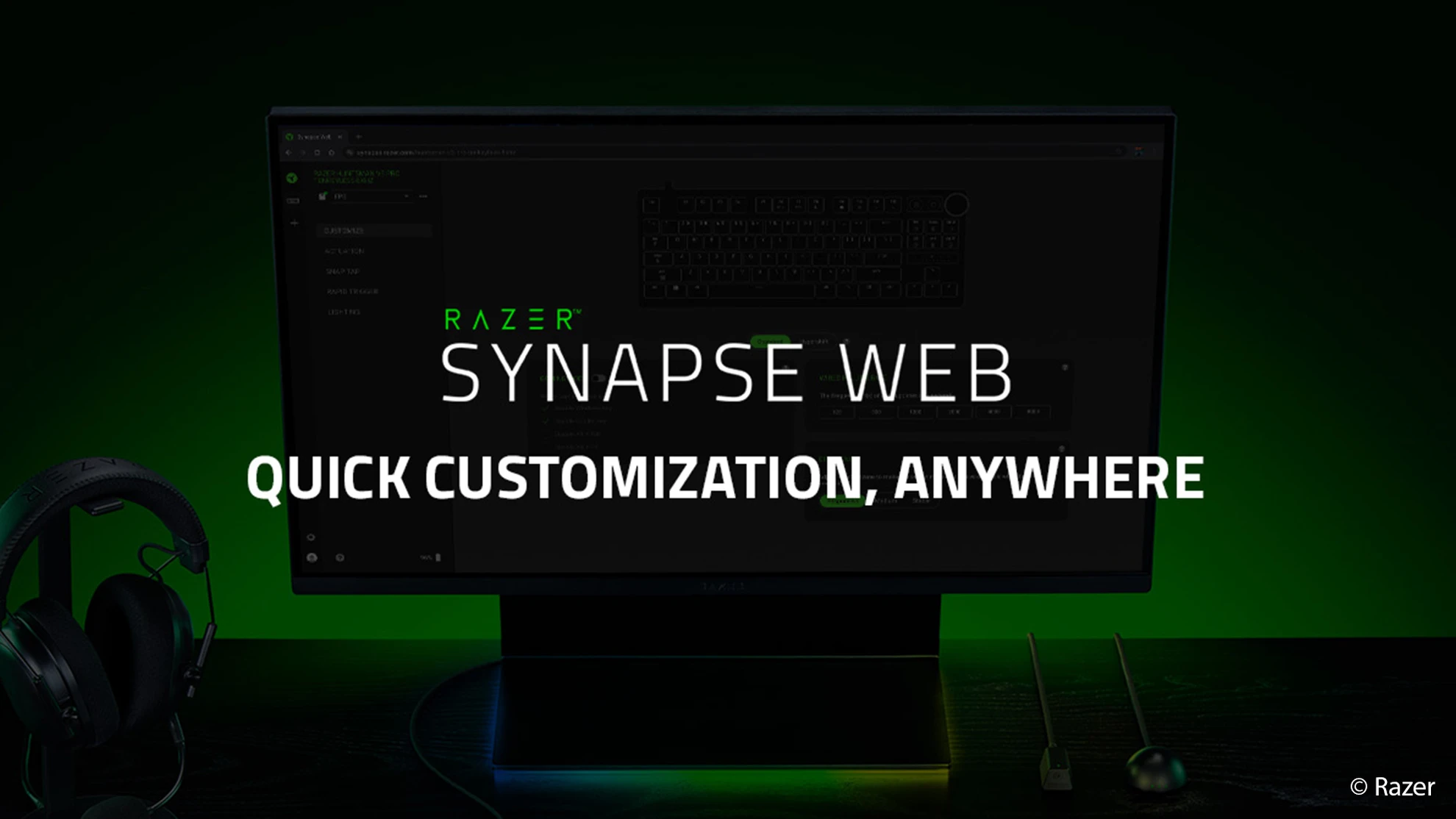 Razer stellt Synapse Web als browserbasierte Steuerlösung vor