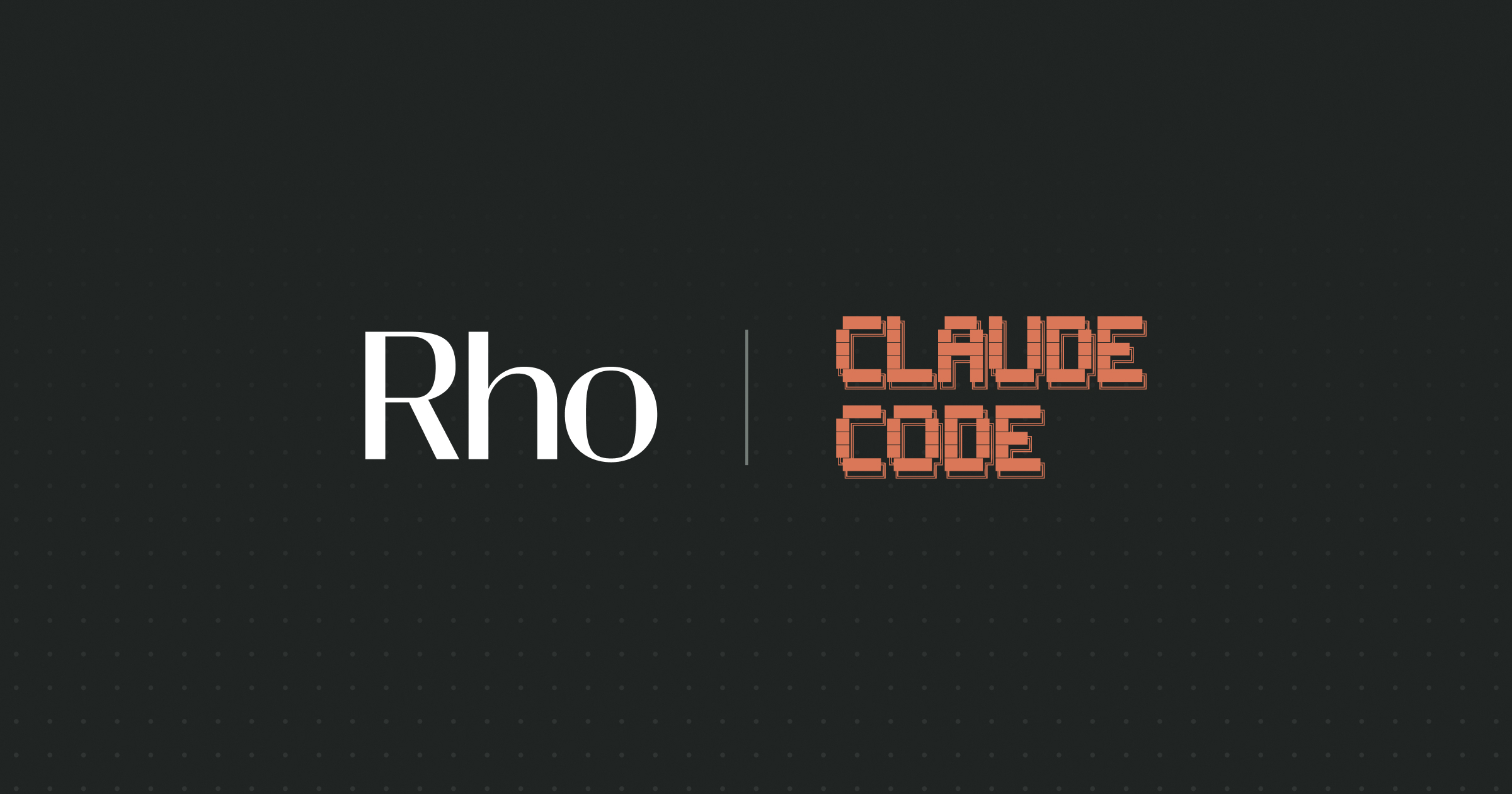 Don’t Slow the Build | Rho for Claude Code Builders