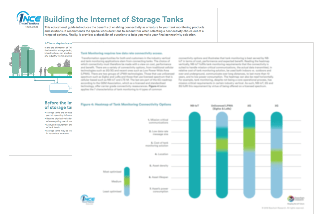 IoT Tank Monitoring Report Download | 1NCE