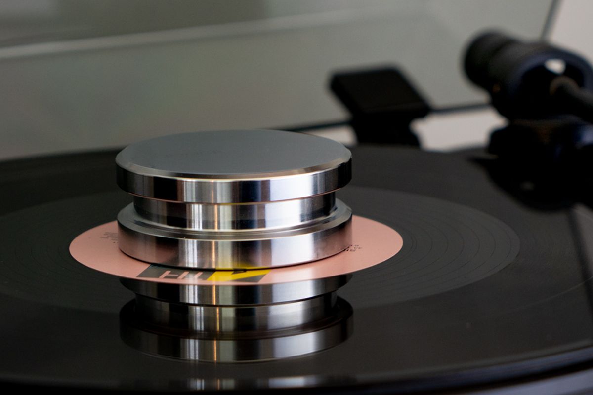 HiFi Vinyl Record Weight 760 Gram LP Disc Stabilizer | Shoptronics