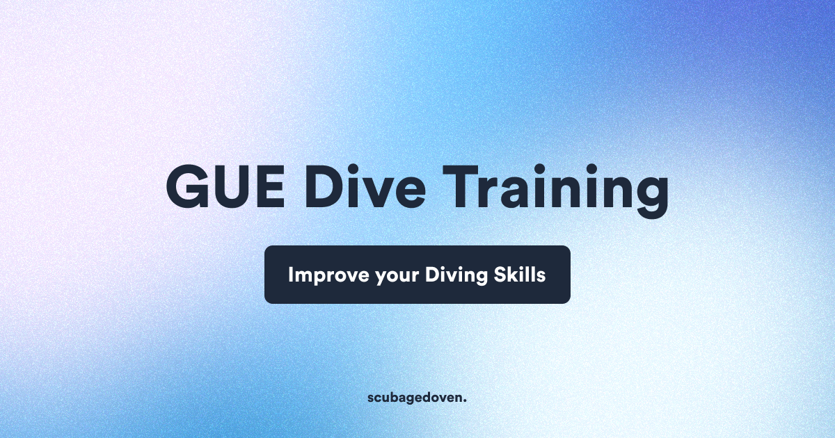 Start Your GUE Diving Journey with GUE Instructor Frederik Bring