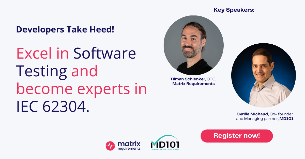 Excel in Software Testing and become experts in IEC 62304