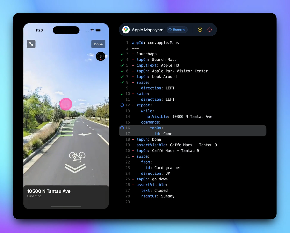 Automating Apple Maps: Dead Simple E2E Testing with Maestro
