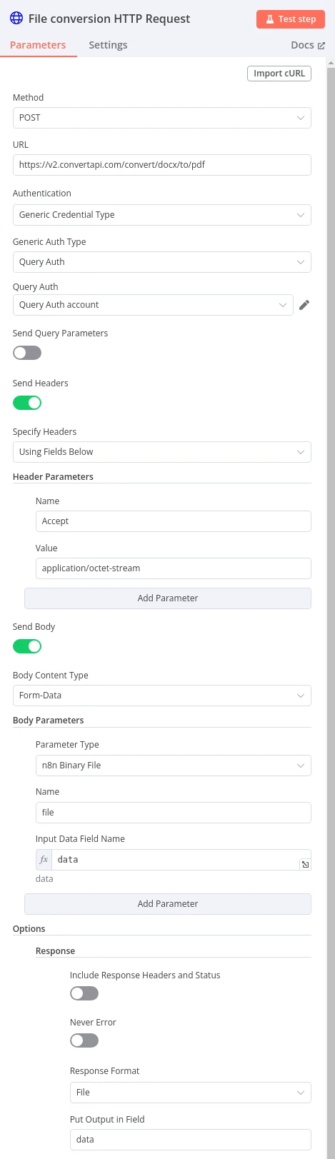 Automate File Conversions Using n8n.io