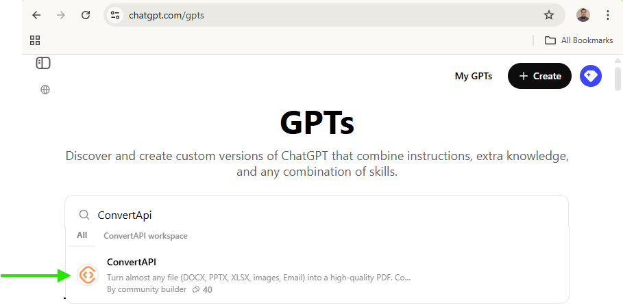 ConvertAPI Plugin for ChatGPT - File Conversion Made Easy