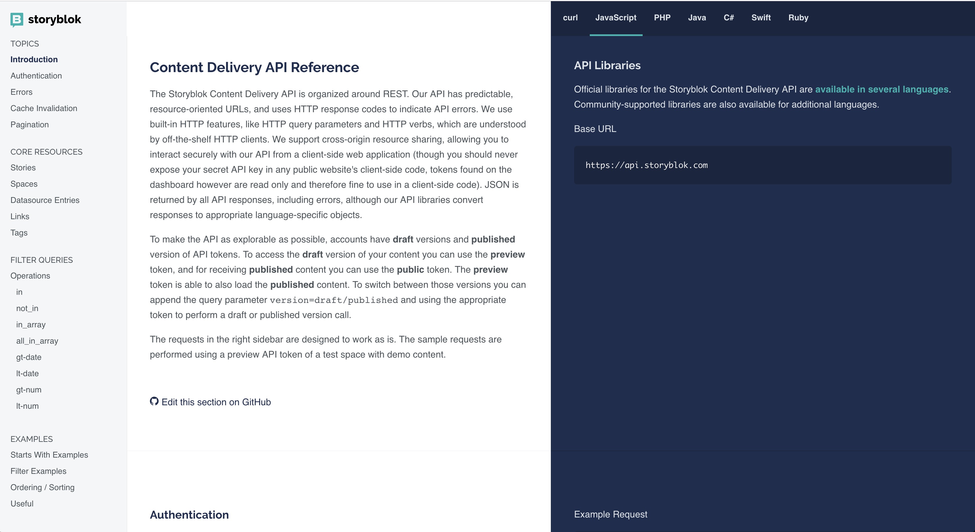 GitHub - storyblok/storyblok-docs: A Nuxt.js setup to generate an intuitive, readable and ...