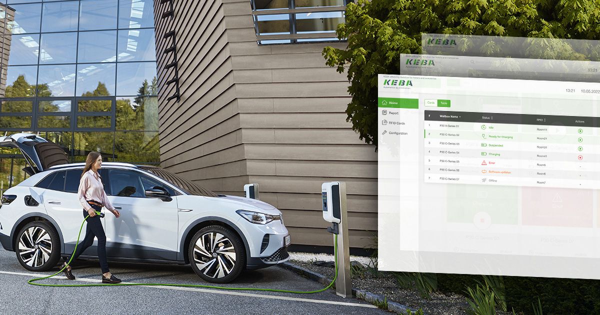 KEBA eMobility Solution für Hotels & Unternehmen | KEBA