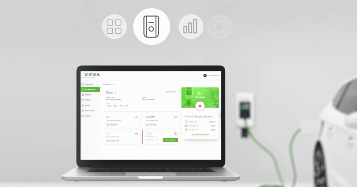 KEBA eMobility portal | Everything under control | KEBA