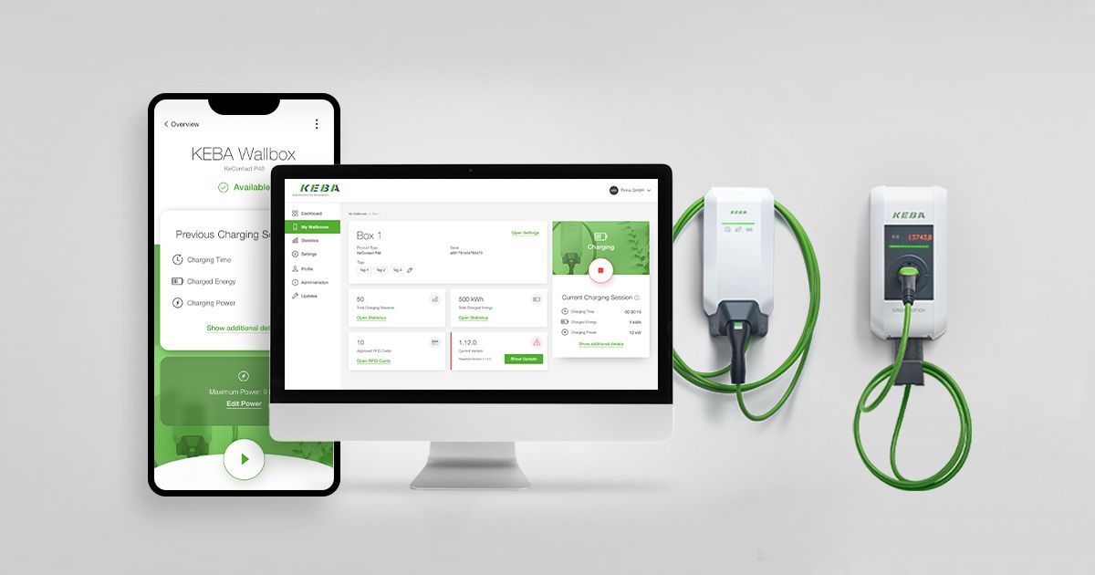 KEBA eMobility Portal | Alles im Griff | KEBA